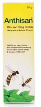 Anthisan (mepyramine maleate) Bite & Sting Cream 20g - Pharmacy Direct ...