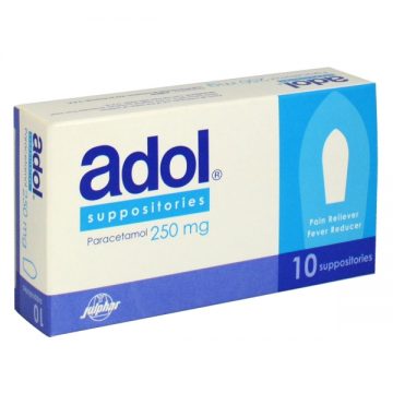 ADOL 250MG SUPPOSITORIES 10`S - Pharmacy Direct Kenya