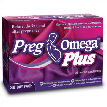 Pregomega Plus Tablets 30 Day Pack - Pharmacy Direct Kenya
