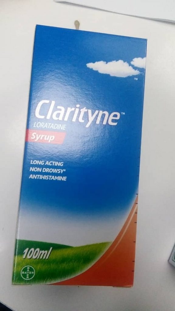 Clarityne Syrup 100ml - Pharmacy Direct Kenya